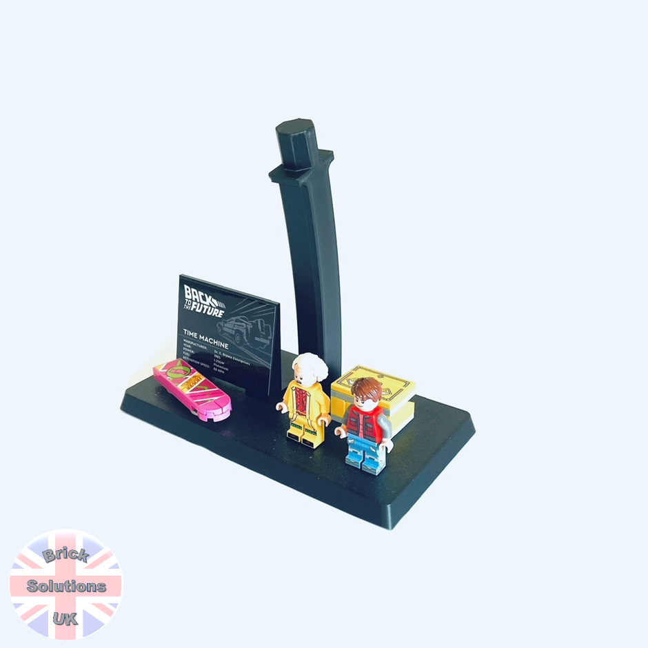 Adjustable Display Stand for LEGO ICONS 10300 Back to the Future Time ...