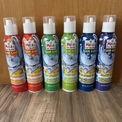Mika’s Fun House Foam Soap Assorted Pack Of 6 New | eBay
