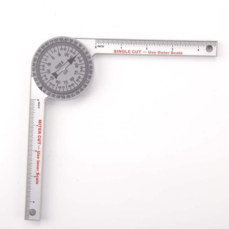Miter Saw Protractor Angle Gauge Bevel Protractor for Building Trades ...
