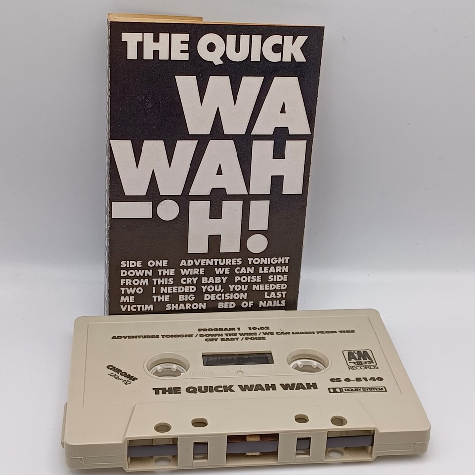 The Quick – Wah Wah 1986 cassette A&M Records – CS 6-5140 OOP | eBay