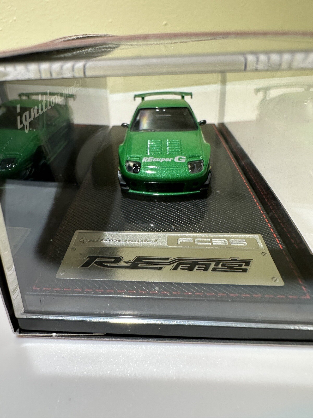 Ignition Model Dark Green Mazda RX-7 (FC3S) RE 1:64 Diecast Car IG RARE ...