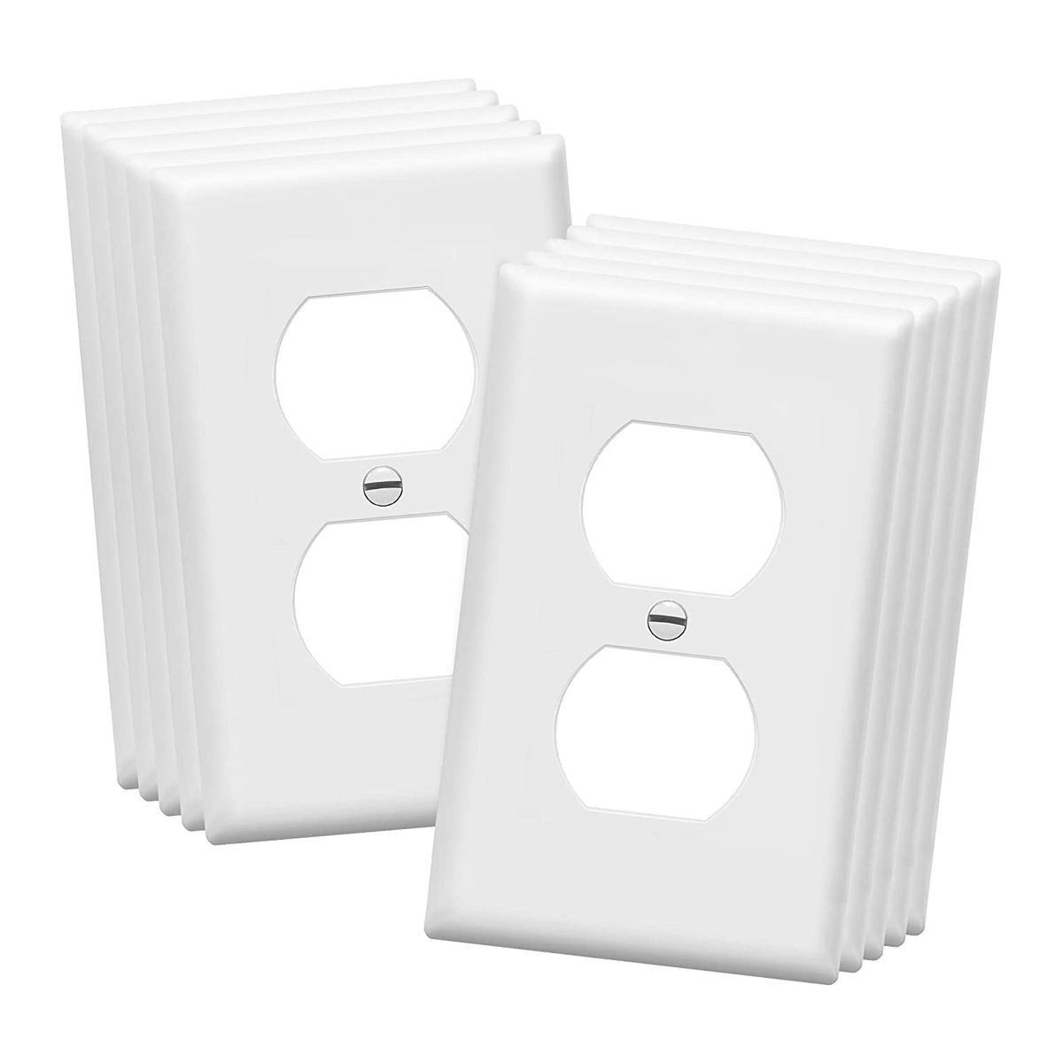 Enerlites Duplex Wall Plates Kit Model 8821w Home