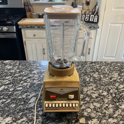 Osterizer Imperial Pulse Matic 10 Vintage Blender Touch-N-Pulse Tested ...