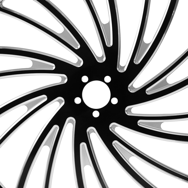 26" Front Wheel Rim Dual Disc Hub & Front Fender Fit For Harley Road ...