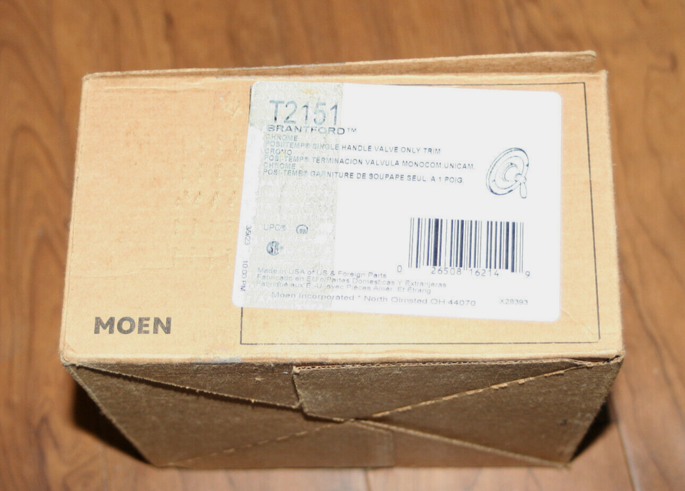 Moen T2151 Brantford Single-Handle Posi-Temp Valve Trim Only No Valve ...