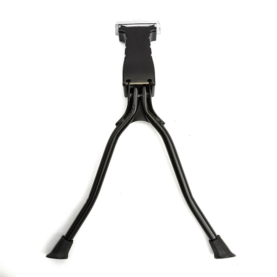 Double Leg Centre Bike Kickstand Bicycle Kick Prop Stand Black 26 28 ...