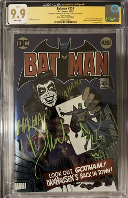 Batman Convention Reprints #251 Foil CGC 9.9 SS Danhausen 2023 ...
