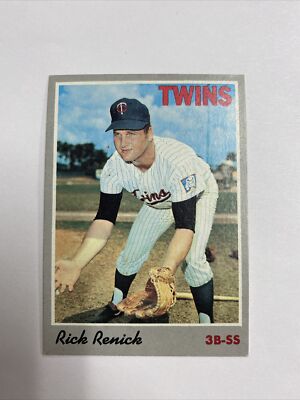 1970 Topps Baseball Rick Renick Minnesota Twins Card #93 | eBay