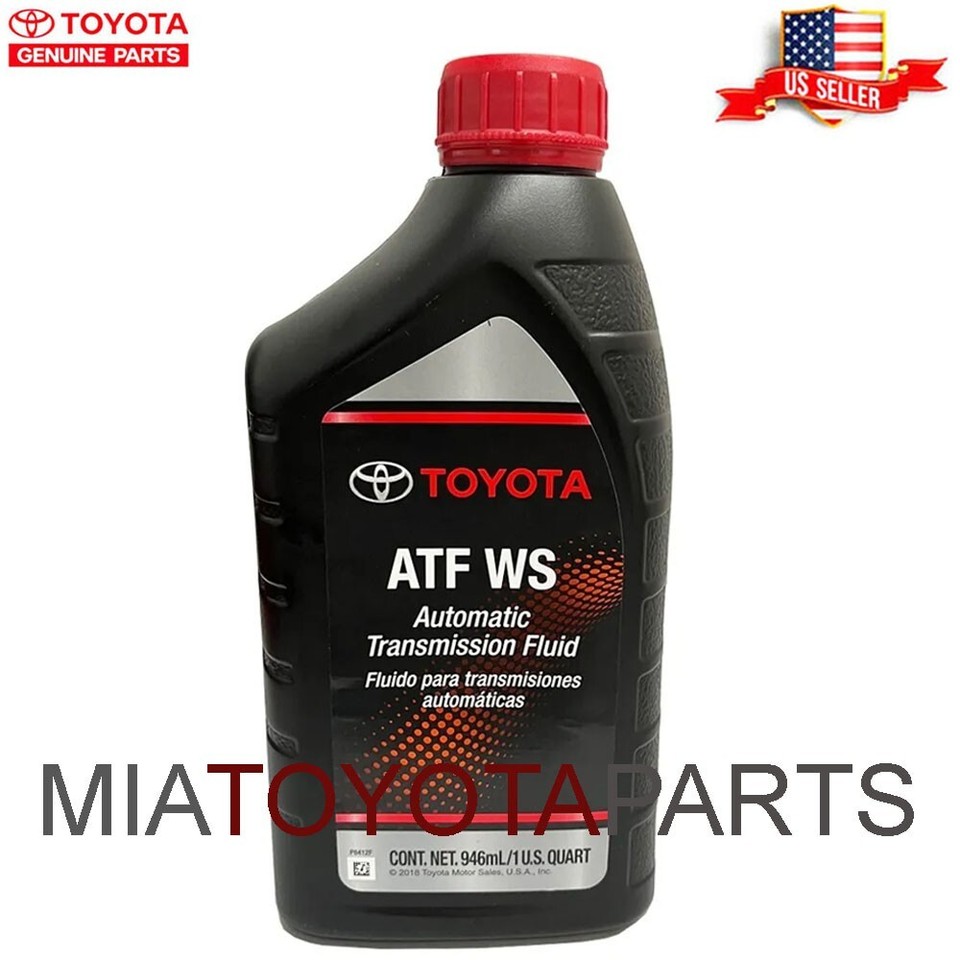 8 Quarts Genuine Toyota ATF WS Automatic Transmission Oil Fluid OEM ...