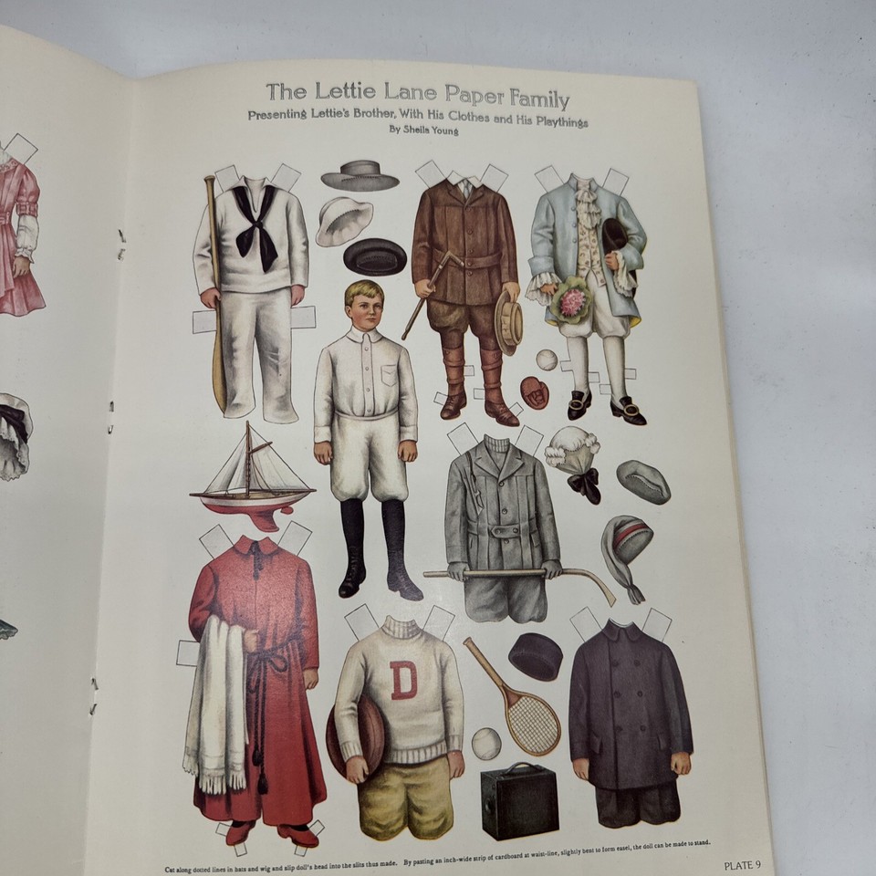 Lettie Lane Paper Dolls by Sheila Young, Dover 1981 | eBay