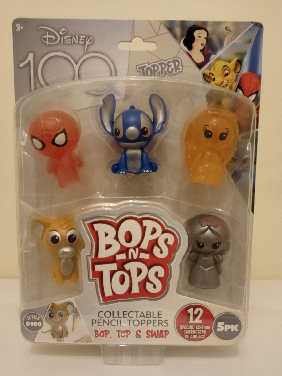 Disney 100 Bops N Tops Collectible Pencil Toppers Brand New Factory ...