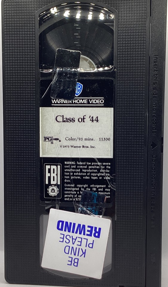 Class of '44 VHS 1973, 1984 Warner Home Video Clamshell **Buy 2 Get 1 ...