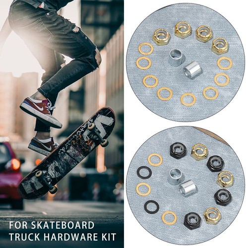Longboard Parts Speed Rings Spacers Axle Nuts Skateboard Truck Hardware ...