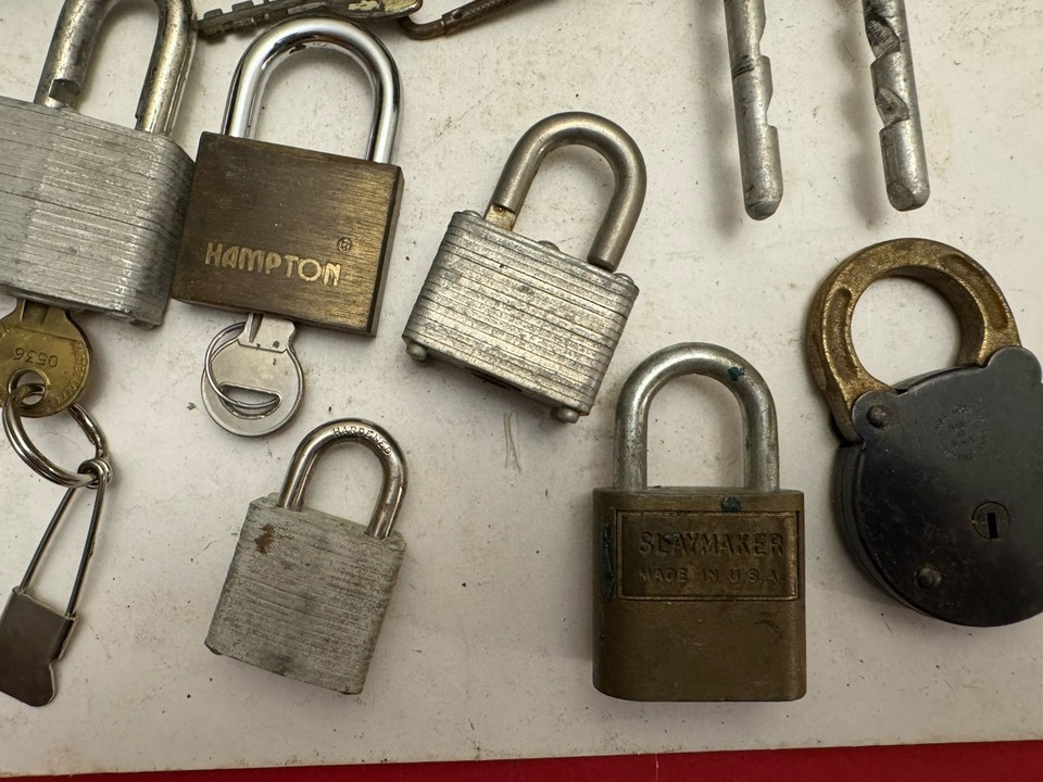 LOT OF VINTAGE PADDLE LOCKS | eBay