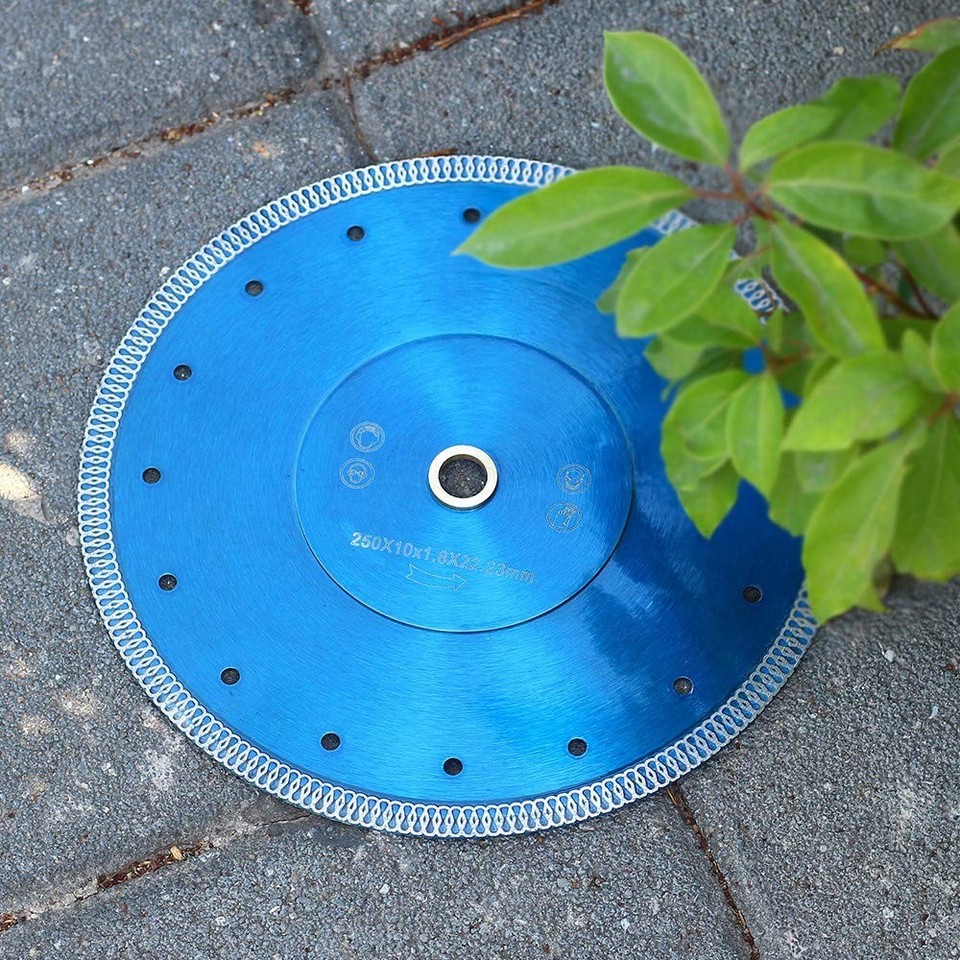 10″ Super Thin Diamond Blade Porcelain Tile Blade Wet or Dry Cutting ...