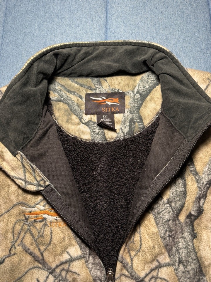Sitka Mothwing Mountain Mimicry Men’s Camo Vest 2.0 Softshell Fleece ...