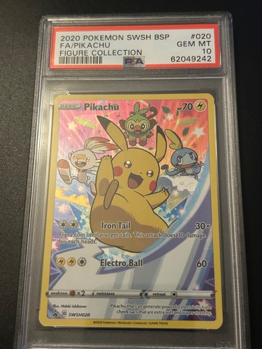 Pokemon Pikachu SWSH020 Black Star Promo 2020 Figure Collection Full ...