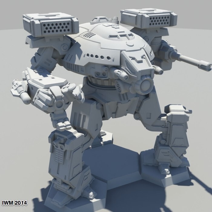 Battletech BT-298 Ares Hades Variant (ARS-V1B) Superheavy Tripod ...