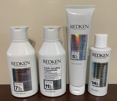 Redken Acidic Bonding Concentrate Shampoo, Conditioner and Treatment ...