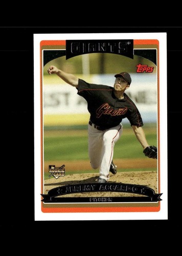 Jeremy Accardo 2006 Topps Baseball Card #625 San Francisco Giants | eBay