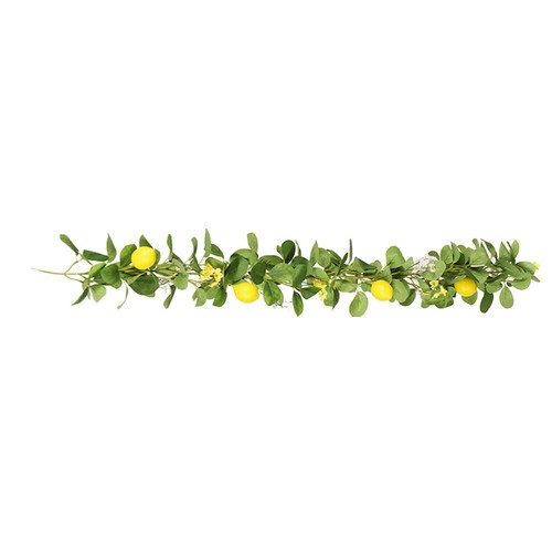 artificial Front Door Garland Artificial Lemon Rattan Decor Hanging ...