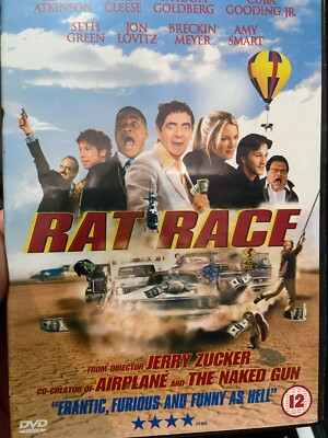 Rat Race region 2 DVD (2001 Rowan Atkinson / John Cleese comedy movie ...