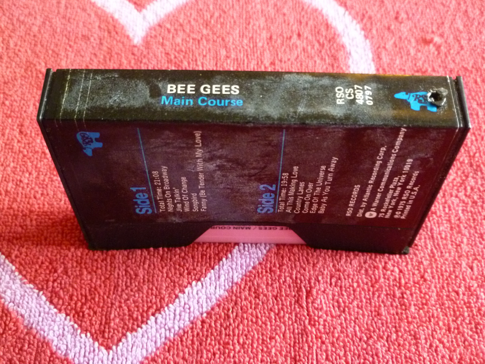 BEE GEES Main Course CASSETTE TAPE RSO 1975 Hard Slipcase/Pink Shell DISCO | eBay