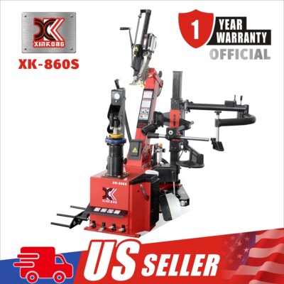 XK 806S Tire Changer Machine Wheel Changer Repair Tool 2HP Rim Clamp 14 ...