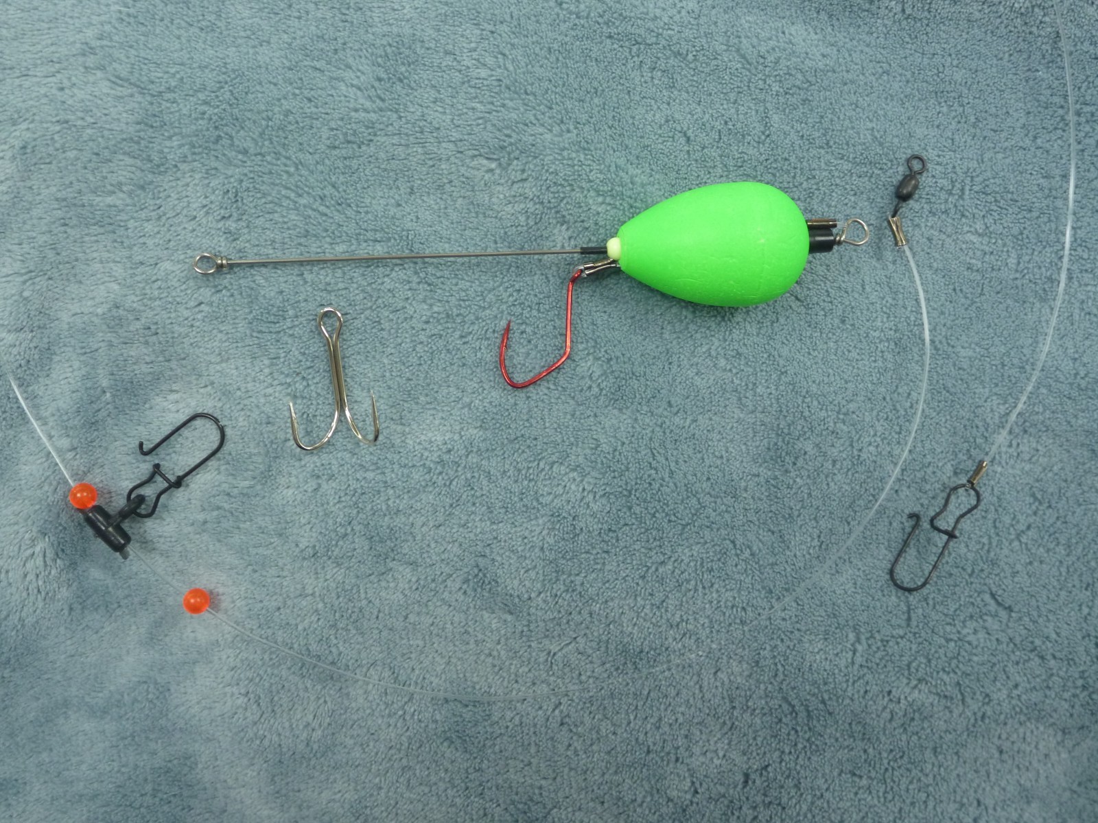 Modified Mullet Keeper Rigs Spare Hooks (4) Finder Rigs (2) Made in USA ...