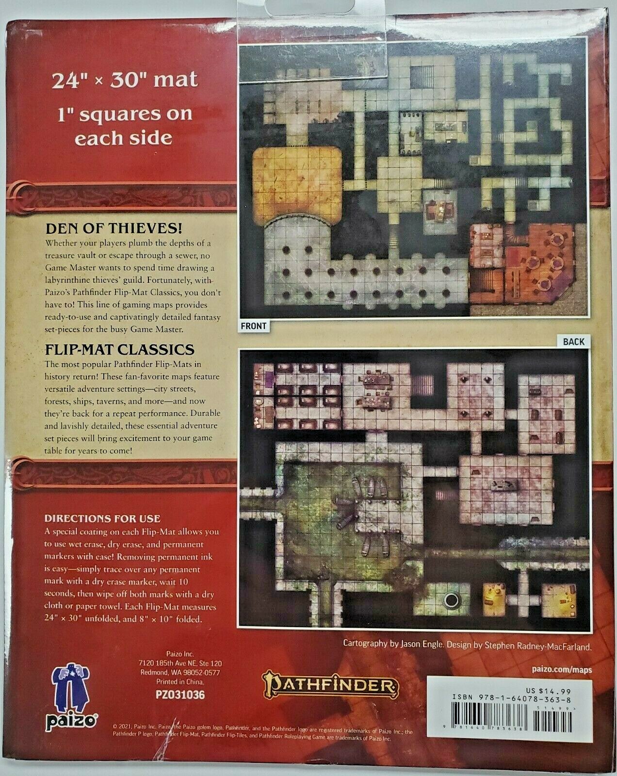 THIEVES' GUILD Pathfinder Flip-Mat Classics NEW Paizo PZO31036 | eBay
