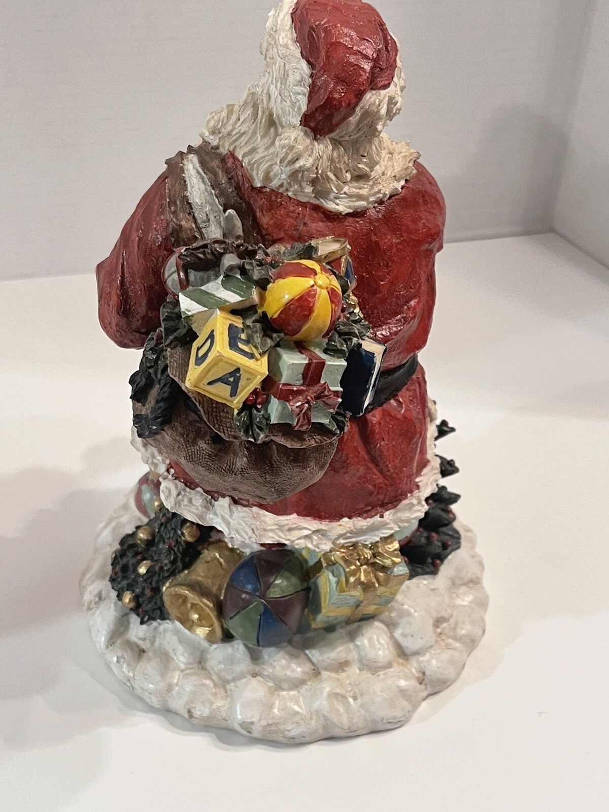 Vintage 1995 Santa's Collection Heavy Santa Resin by Three Hands Corp ...