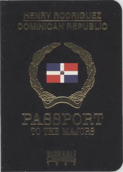 1997 Pinnacle - Passport to the Majors Henry Rodriguez #18 for sale ...