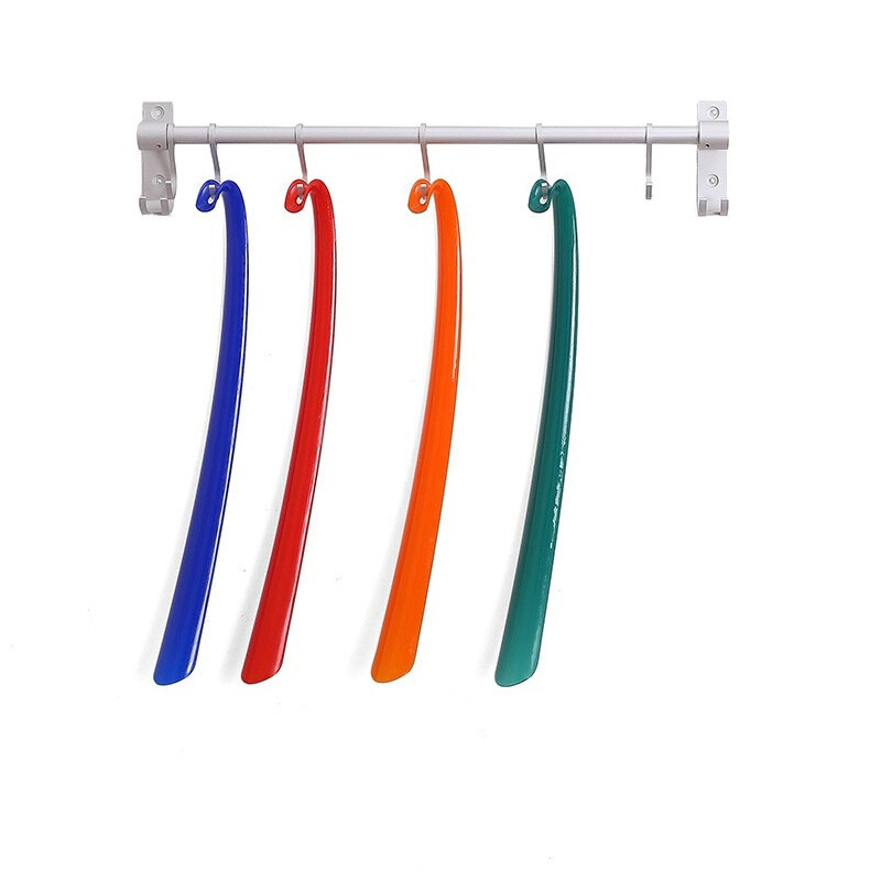 Plastic Extra Long Shoehorn Lazy Shoe Helper Long Handle Shoes Lifter ...