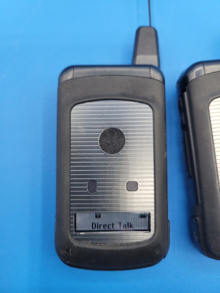 (2) Two Motorola Nextel i576 Walkie Talkies w/ Direct Talk and Enhanced ...