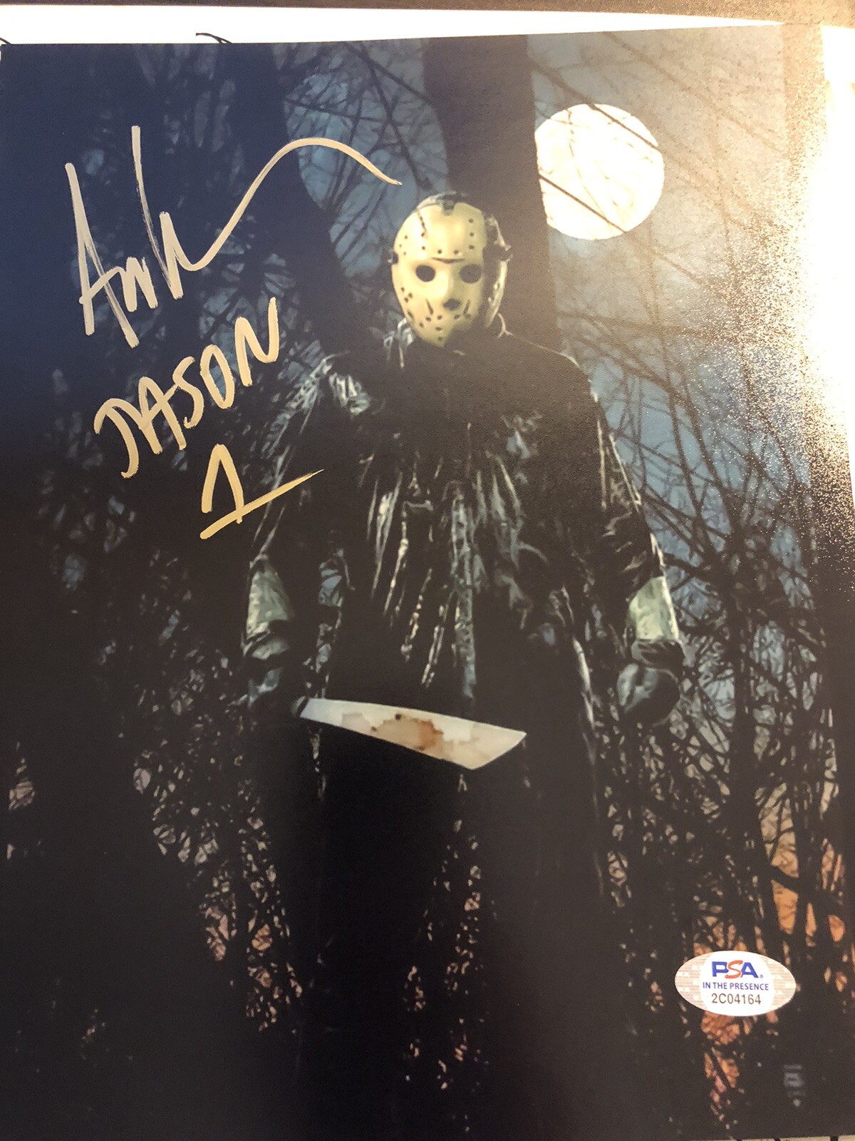 Ari Lehman "Jason 1" "F13 1980" Signed Friday the 13th Jason Voorhees ...