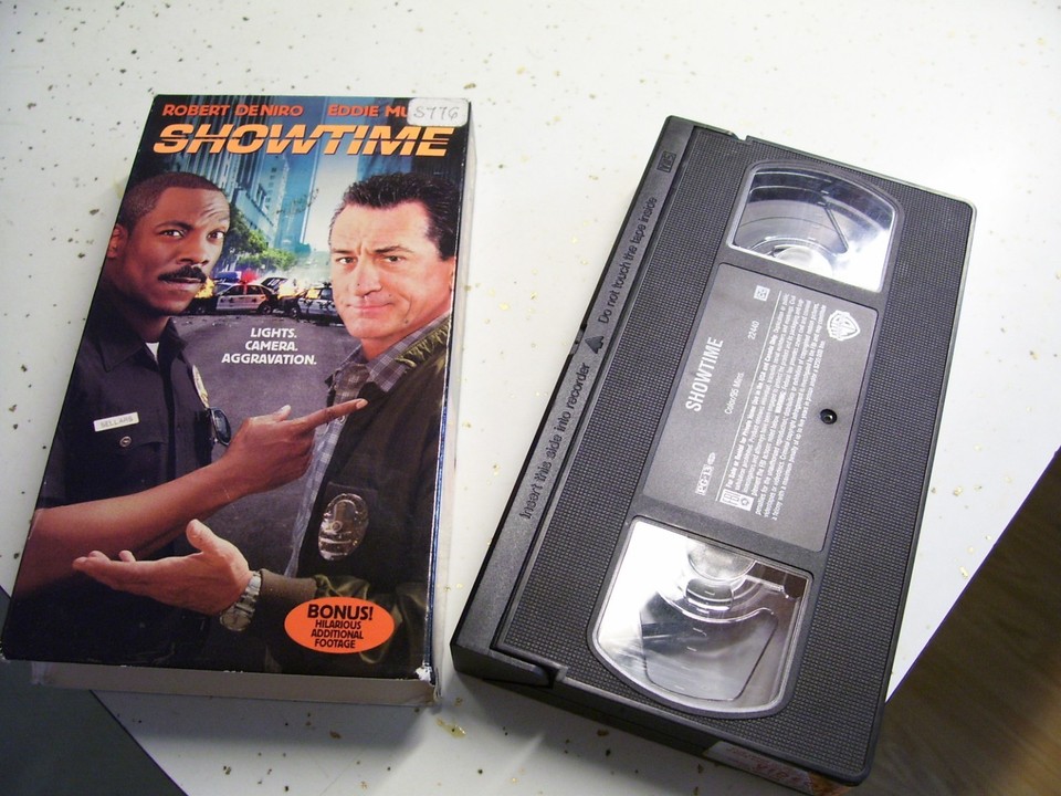 Showtime (VHS, 2002) Robert De Niro, Eddie Murphy, Rene Russo BONUS ...