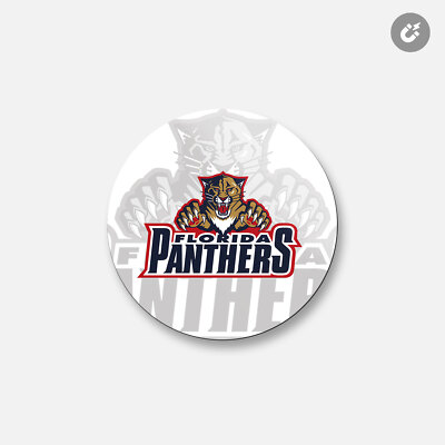 Florida Panthers NHL | 4'' X 4'' Round Decorative Magnet | eBay