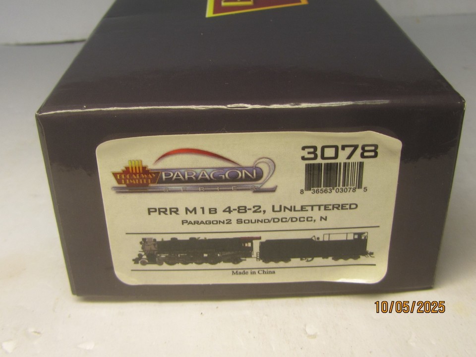 N PRR M1B 4-8-2 BLI DCC SOUND TEST RUN ONLY GREAT SOUND AND LIGHT RUNS ...