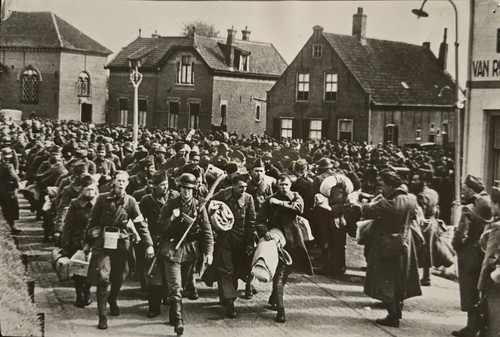 WW2, Allied POWs Marched To Camp In Belgium, 1940. Original Press Photo ...