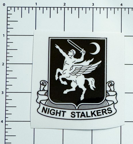 160th SOAR Decal, UV Resistant Perma-Sticker, No Background, 3", Free ...