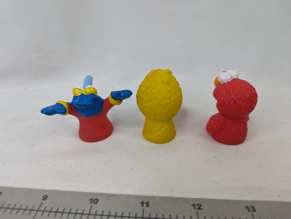 Sesame Street Figures Finger Puppets Set Elmo Big Bird Gonzo | eBay