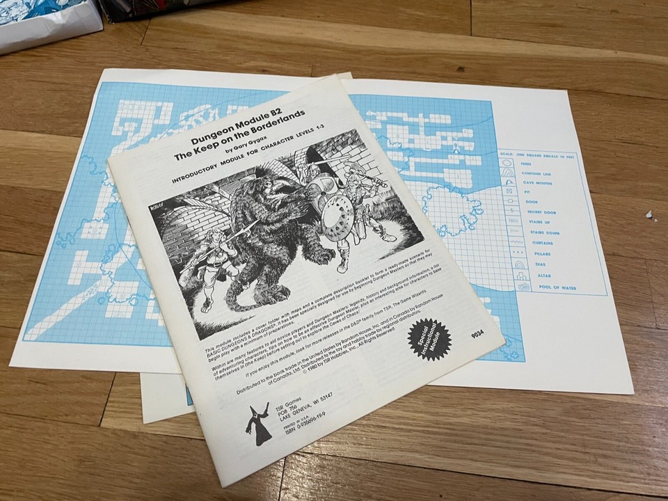 Dungeons & Dragons Holmes Basic Boxset w/chits TSR | eBay