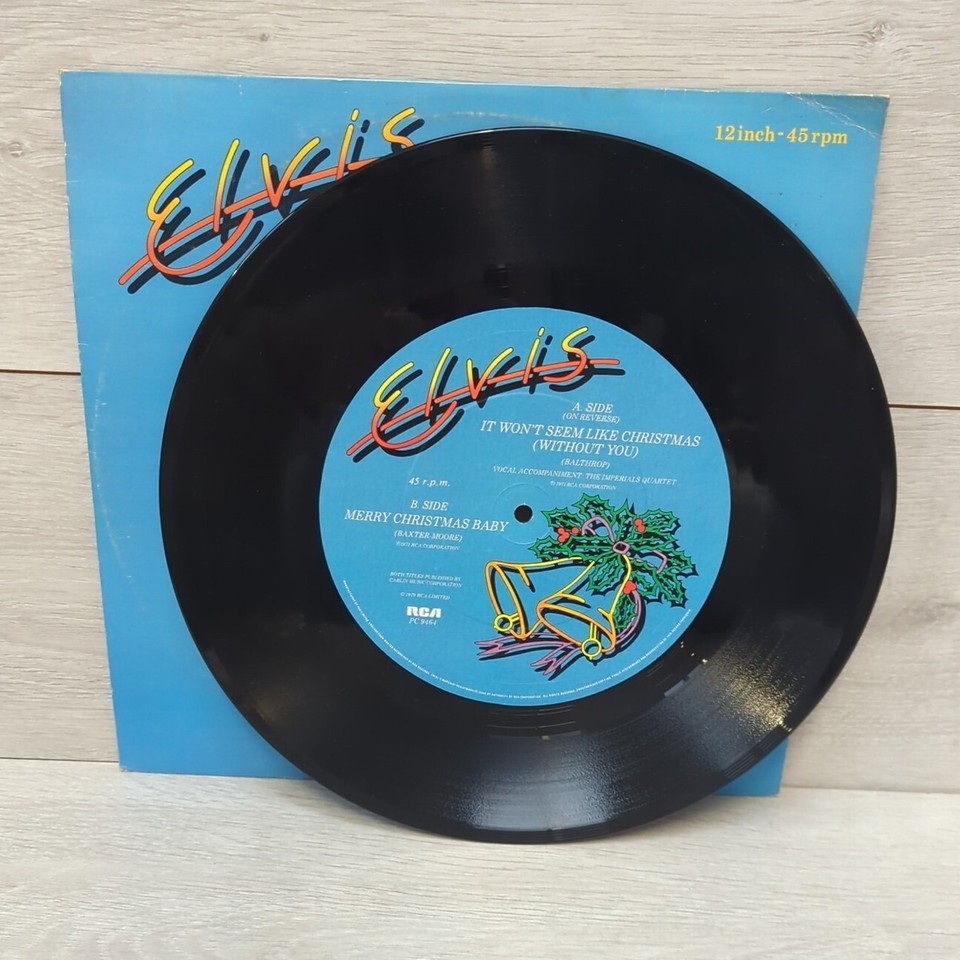 Elvis - It Won't Seem Like Christmas (Without You) - 12" Vinyl Record ...