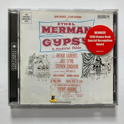 Original Broadway Cast Recording Gypsy CD Featuring Ethel Merman ...