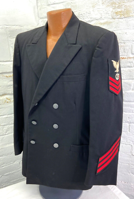 1973 US Navy Data Processing Technician First Class Dress Blue Jacket ...