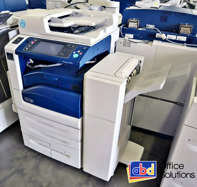 Xerox WorkCentre 7855 A3 Color Copier Printer Scanner Office Finisher ...