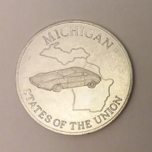 Ohio & Michigan States of The Union Aluminum Coin Medal Token 26mm | eBay
