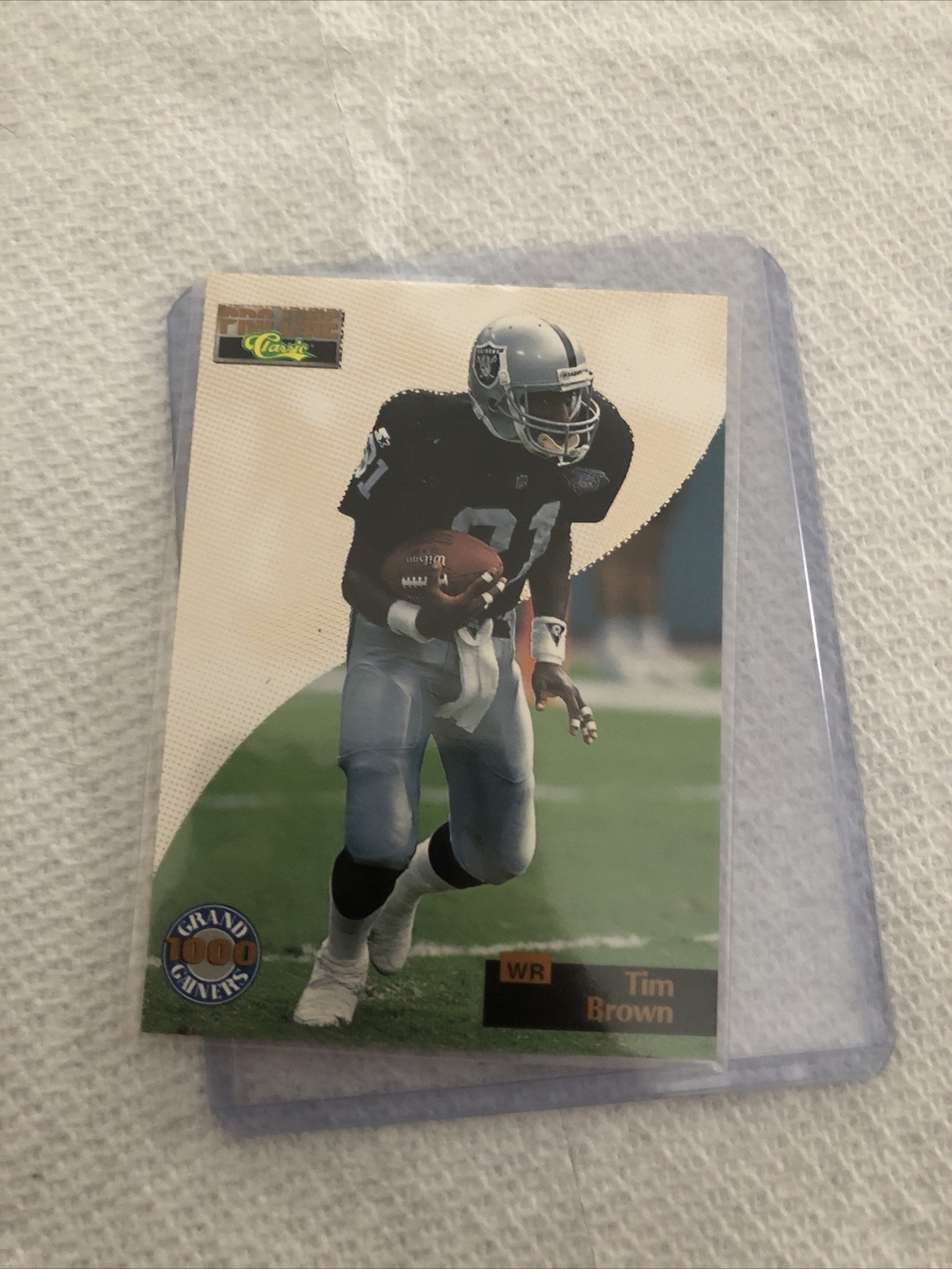 1996 Pro Line Grand 1000 Gunners Tim Brown NFL Football Card | eBay