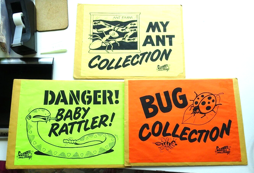 Set of 3 Comedy MAGIC Gags - ANT & BUG Collection, DANGER Baby Rattler ...