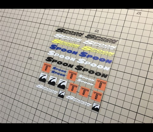 Small SPOON SPORTS Sticker TYPE ONE HONDA Mugen JDM DRIFT Car interior ...